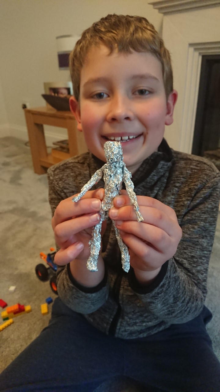 Year 4 Tin Foil People Art Gallery | Art