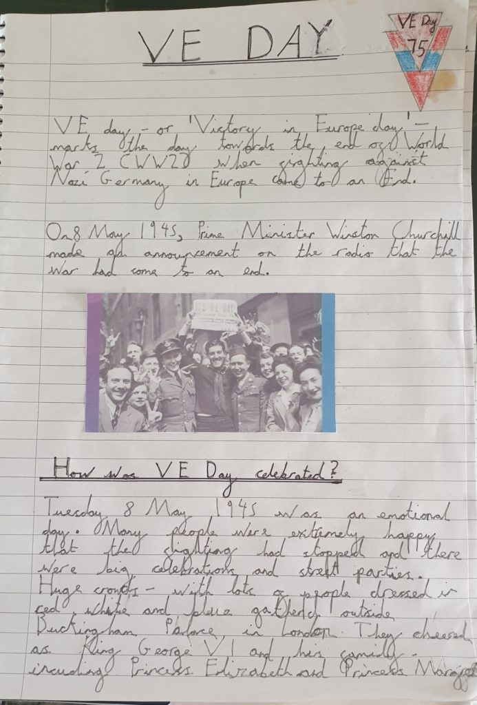 VE Day Celebrations Home Learning | Curriculum