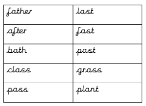 spelling grid | Year 2